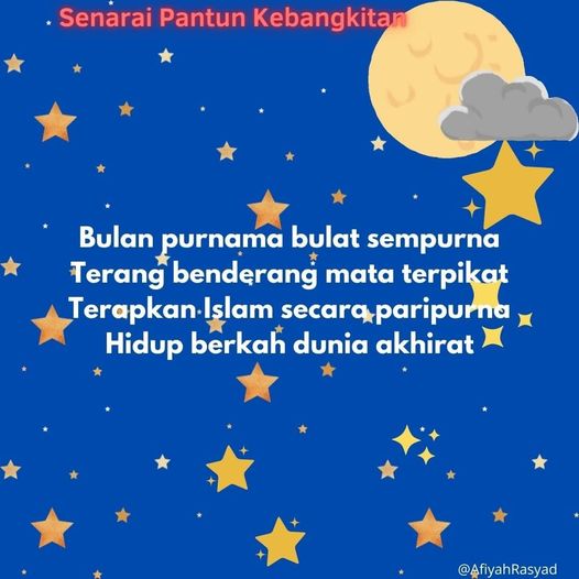 Senarai Pantun Kebangkitan - Mazaya Post