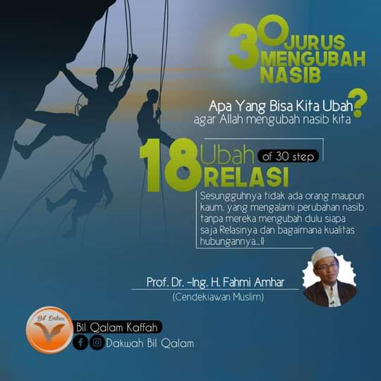 30 JURUS MENGUBAH NASIB; UBAH RELASI - Mazaya Post