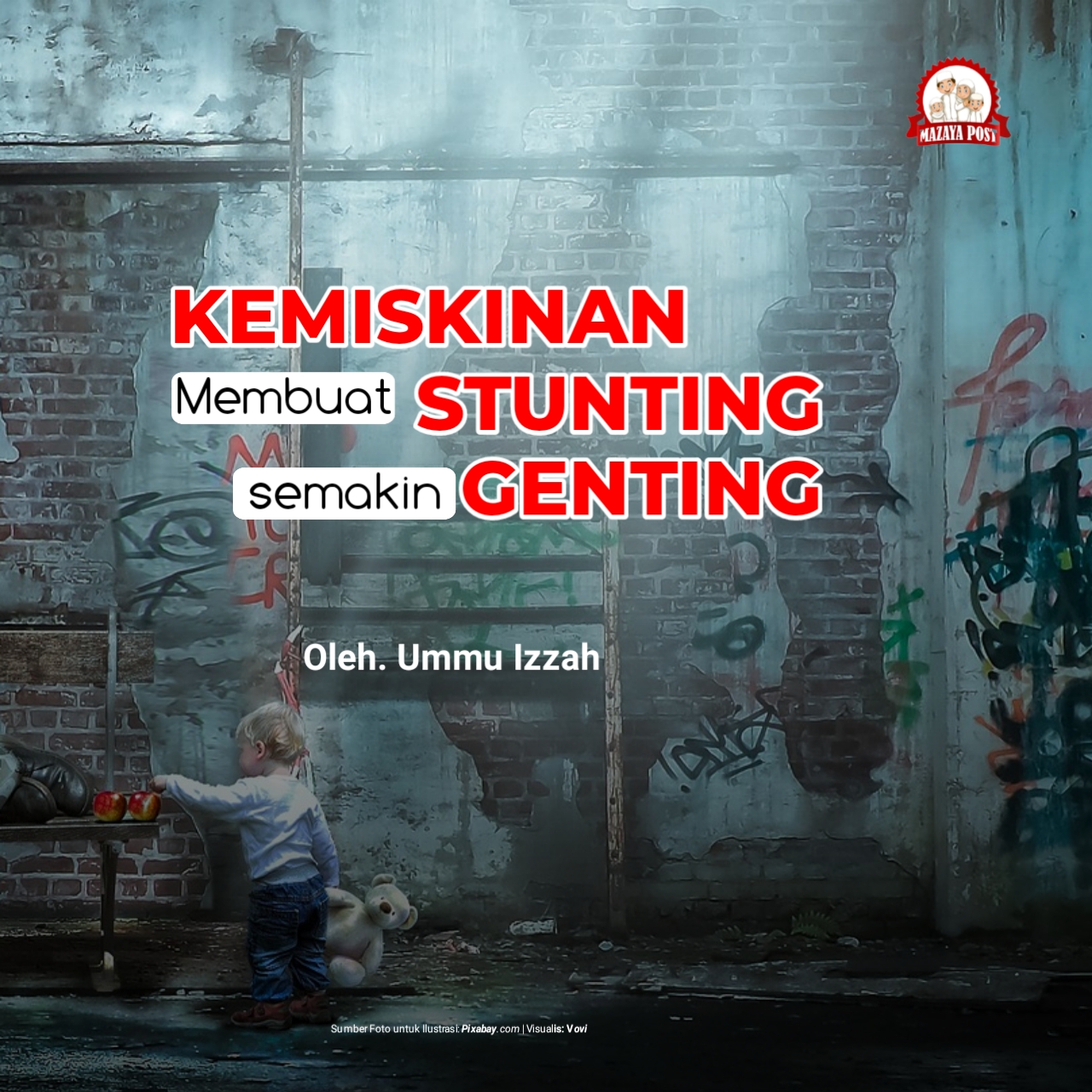 Kemiskinan Membuat Stunting Semakin Genting - Mazaya Post